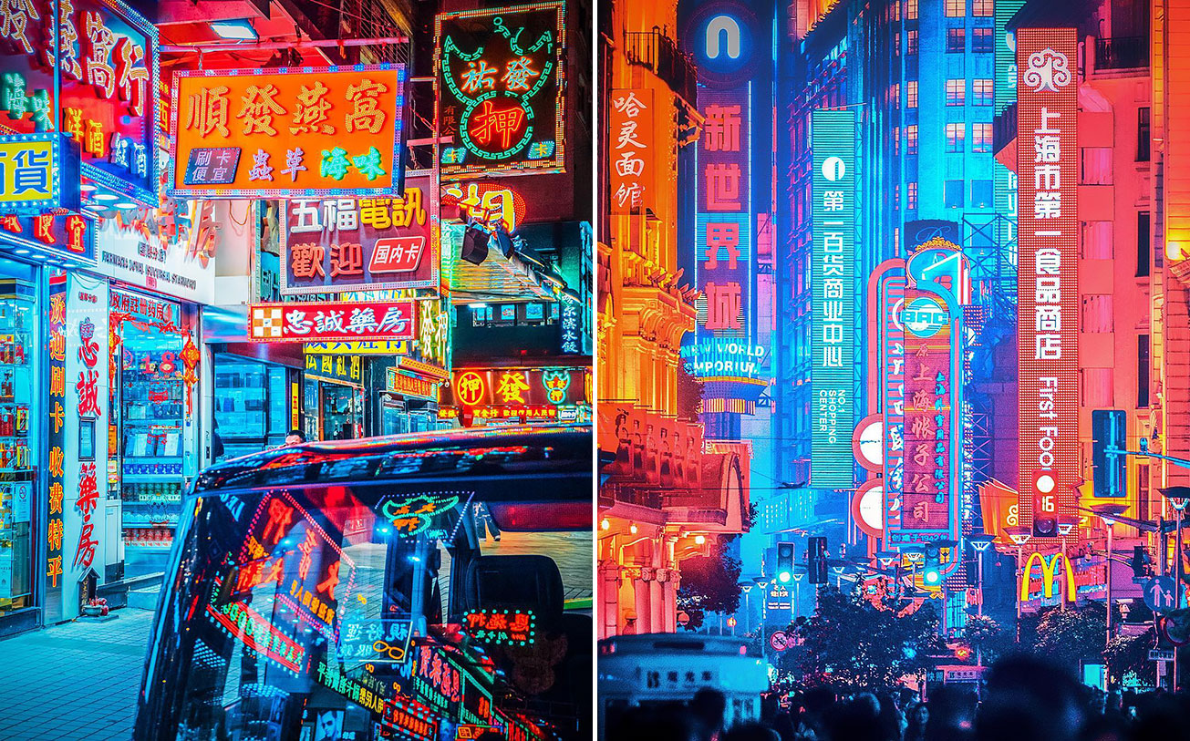 Neon, Moody And Cinematic Nightscapes Of Shanghai And Beyond By Victor ...