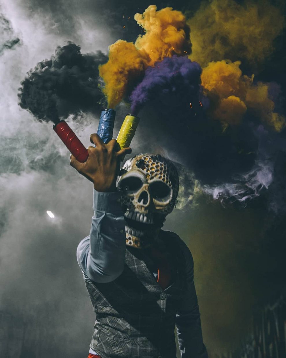 Skeleton of Color: Amazing Performance Art By Butch Locsin » Design You ...