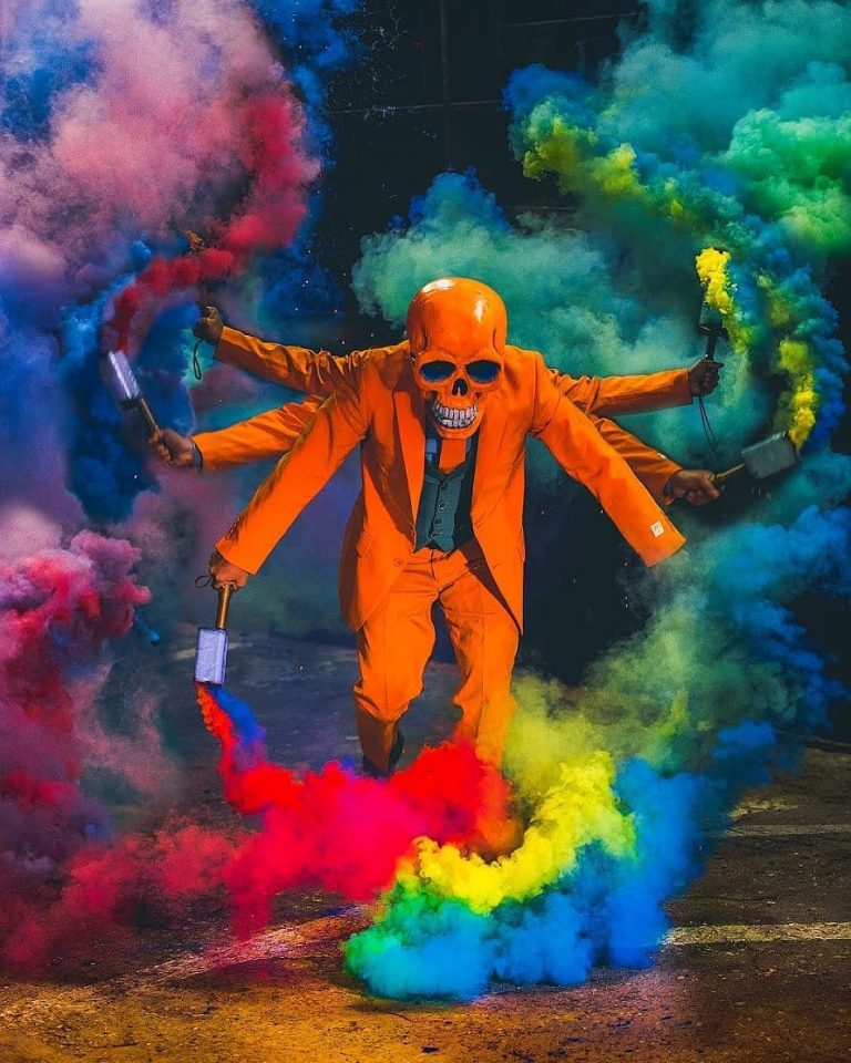 Skeleton of Color: Amazing Performance Art By Butch Locsin » Design You ...