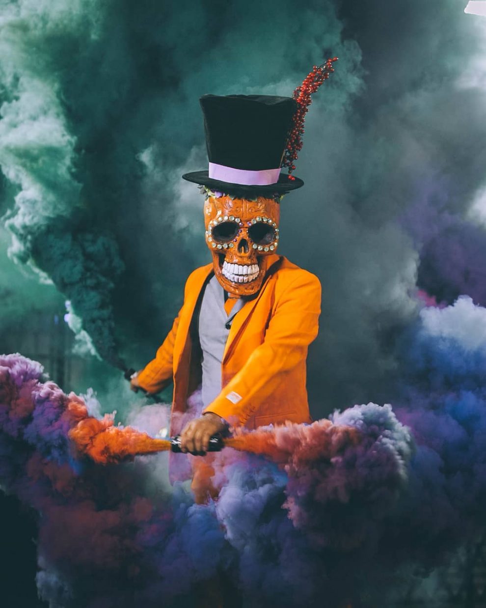 Skeleton of Color: Amazing Performance Art By Butch Locsin » Design You ...