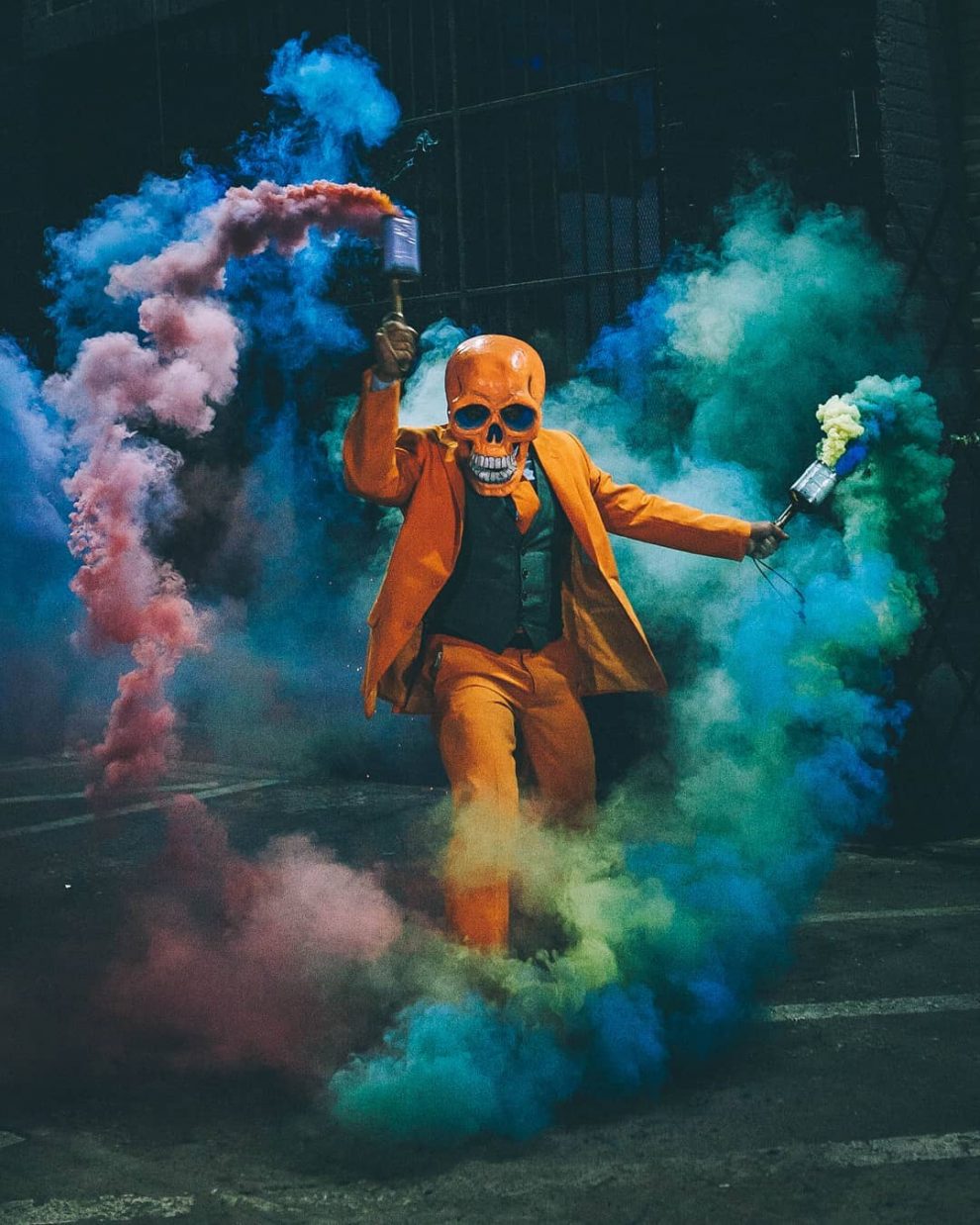 Skeleton of Color: Amazing Performance Art By Butch Locsin » Design You ...