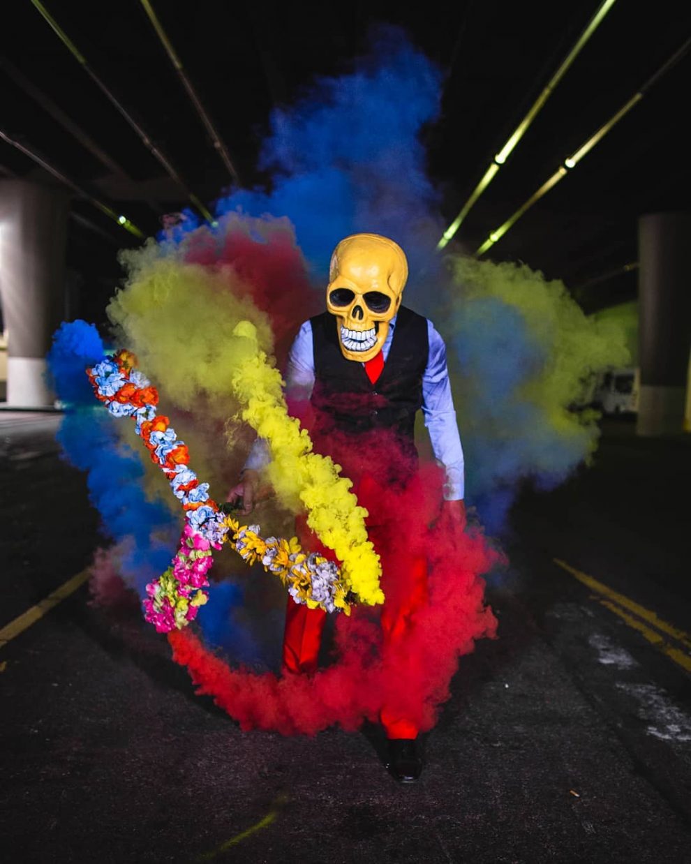 Skeleton of Color: Amazing Performance Art By Butch Locsin » Design You ...