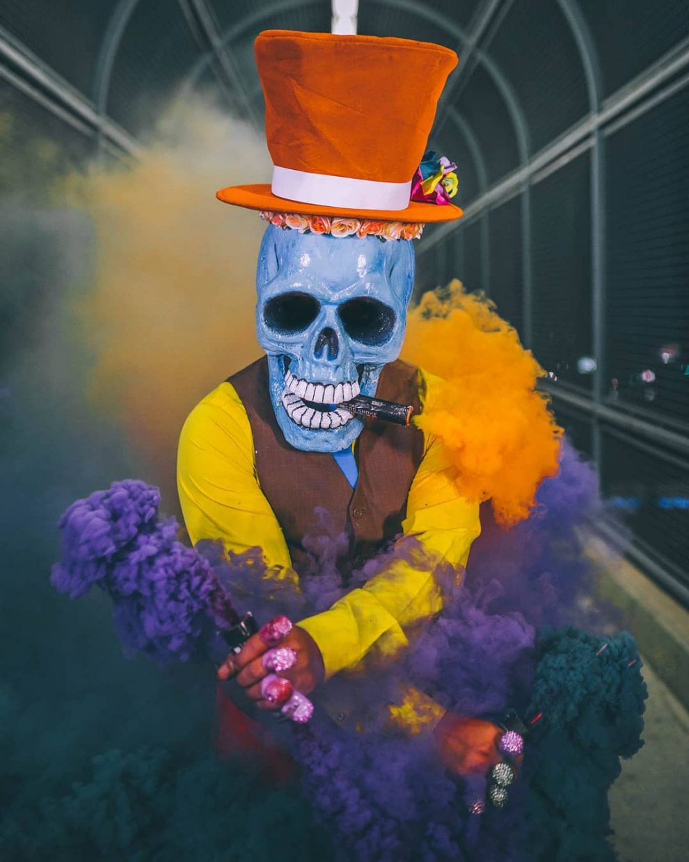 Skeleton of Color: Amazing Performance Art By Butch Locsin » Design You ...