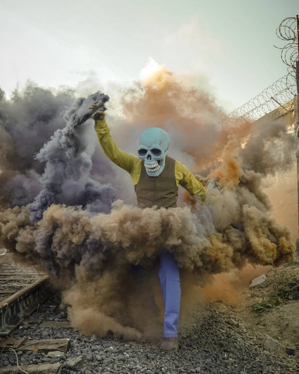 Skeleton of Color: Amazing Performance Art By Butch Locsin » Design You ...