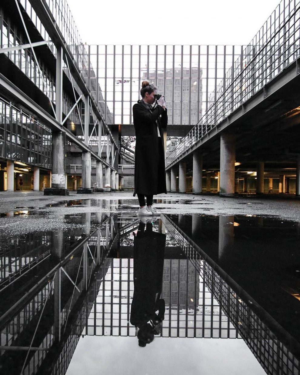 Photographer Captures Minimal Architecture Photos Sprinkled With Tiny ...