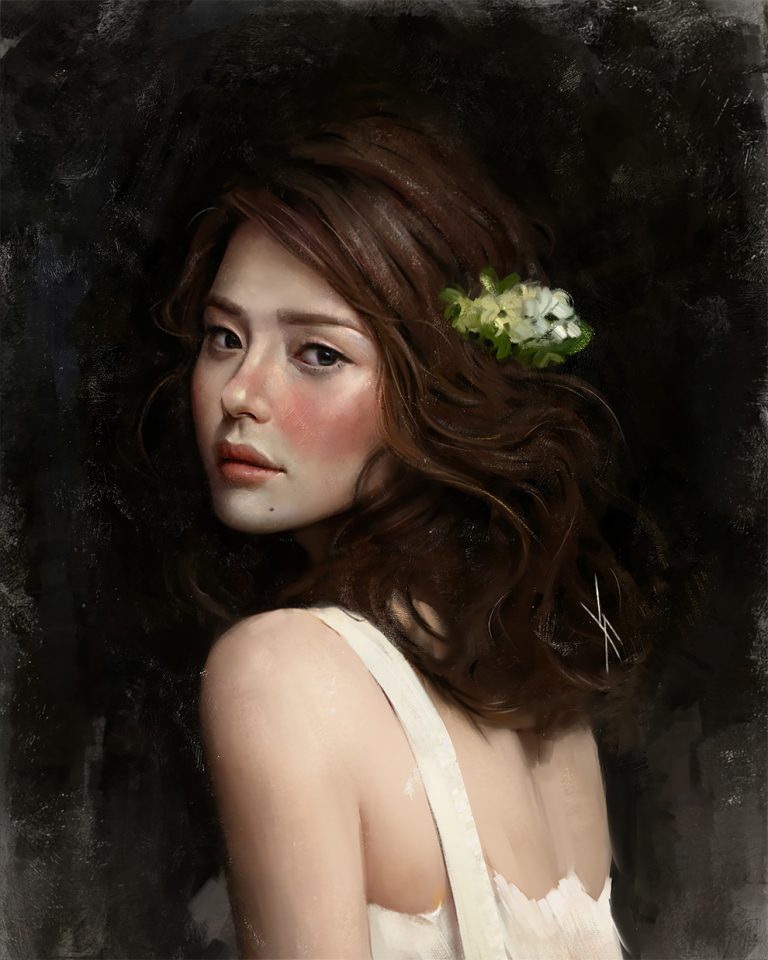 Female Portrait Illustrations By Justine Florentino » Design You Trust ...