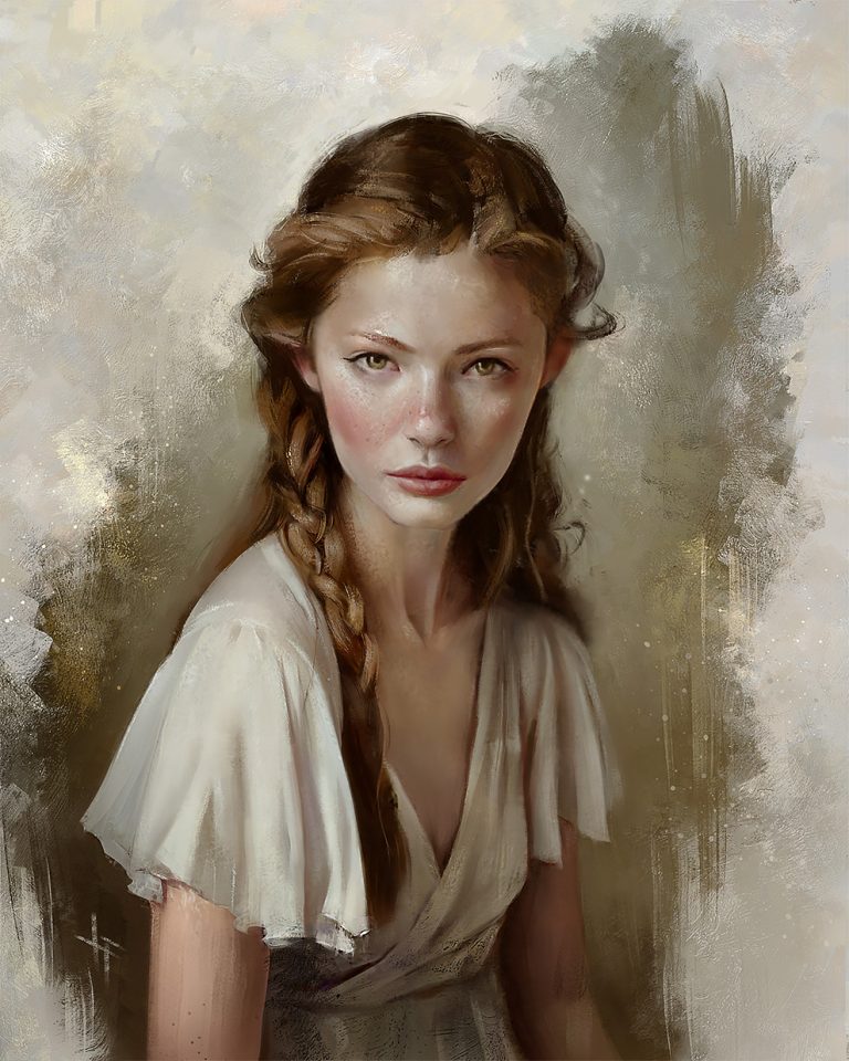 Female Portrait Illustrations By Justine Florentino » Design You Trust ...