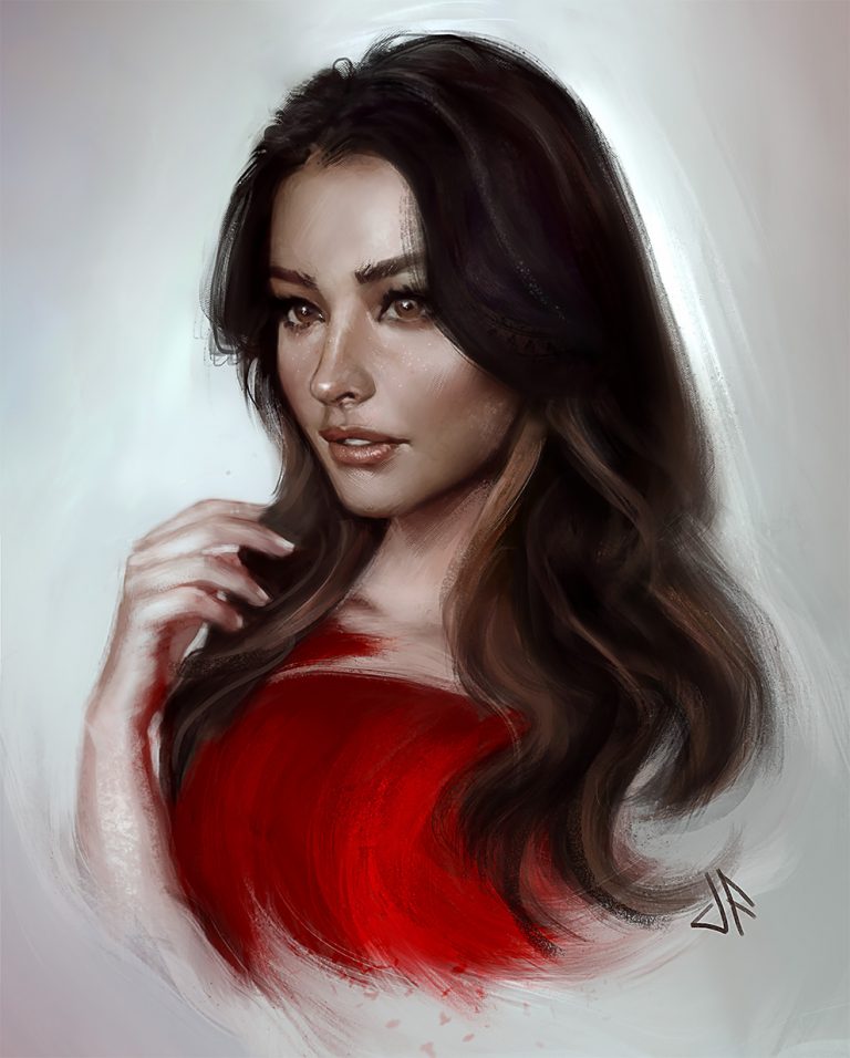 Female Portrait Illustrations By Justine Florentino » Design You Trust ...