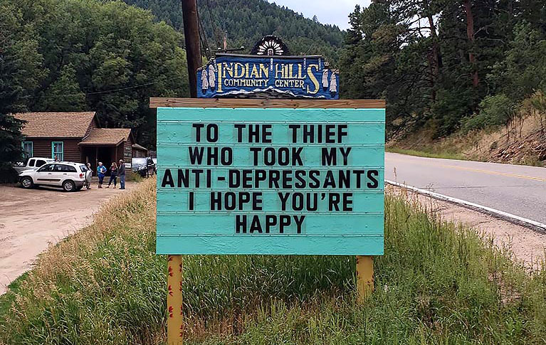 Someone In Colorado Is Putting Up The Funniest Signs Ever » Design You ...