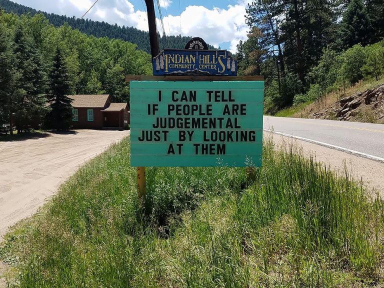 Someone In Colorado Is Putting Up The Funniest Signs Ever » Design You ...