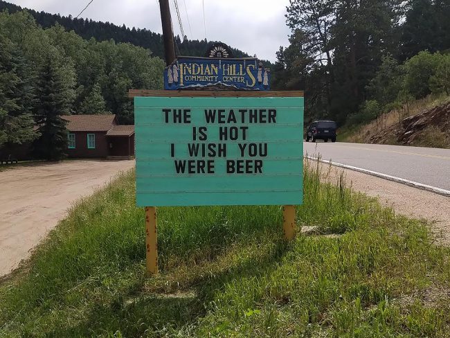 Someone In Colorado Is Putting Up The Funniest Signs Ever » Design You ...