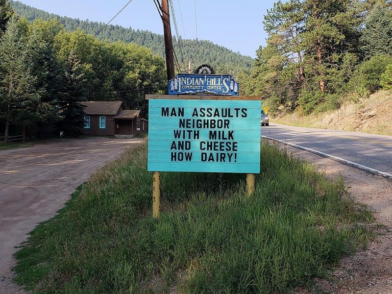 Someone In Colorado Is Putting Up The Funniest Signs Ever » Design You ...