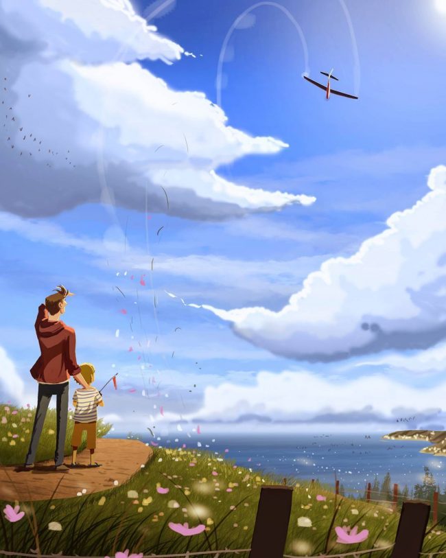 This Artist Illustrates His Sweet Childhood Memories So Well The ...