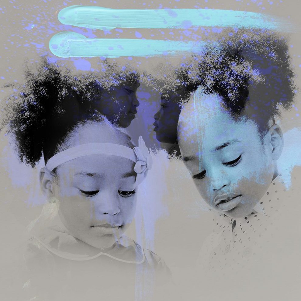 Digitally Altered Portraits Superimposed With Flowers, Antique Patterns ...