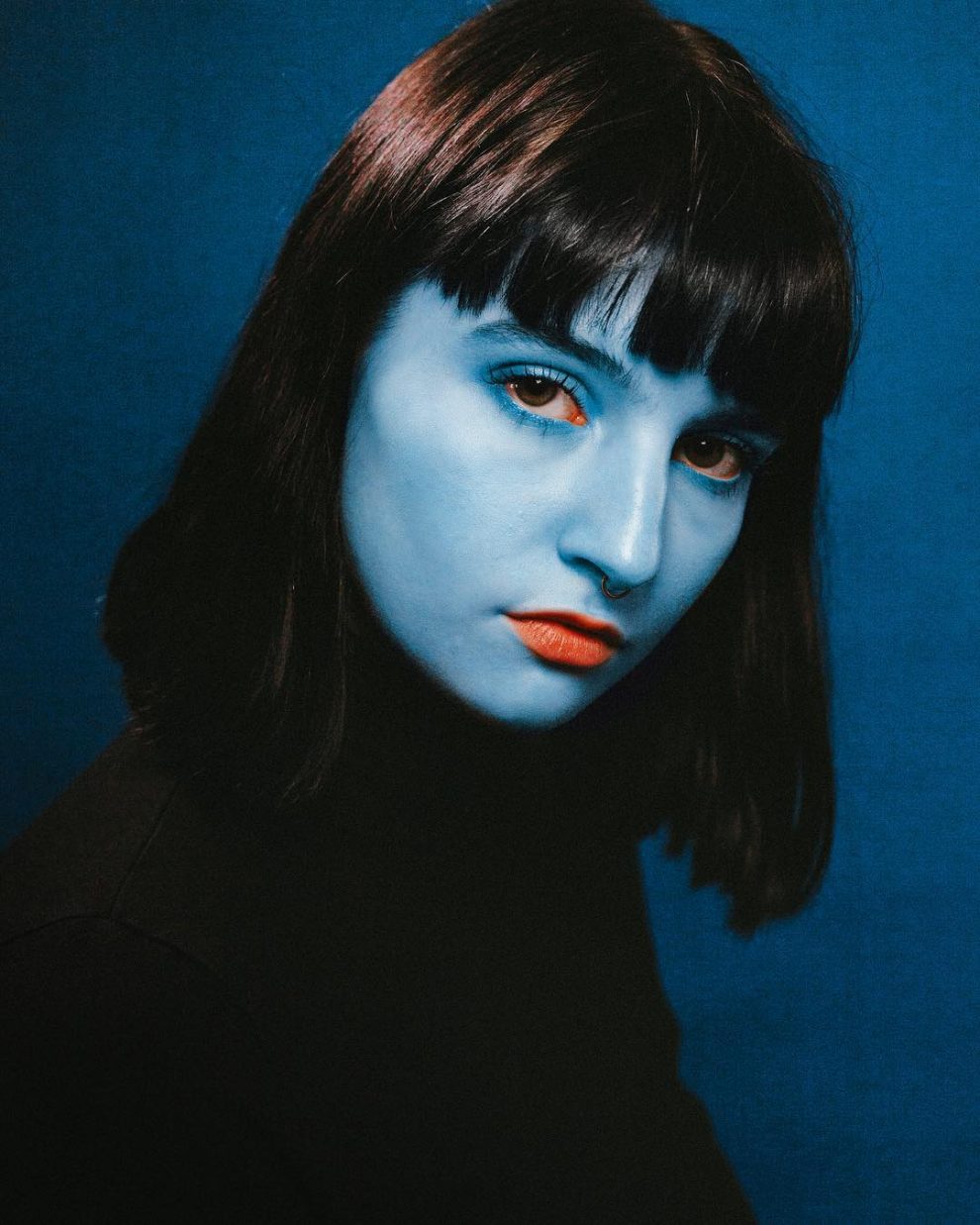 Elegantly Surreal Portraits Of Blue Women From Montreal » Design You ...