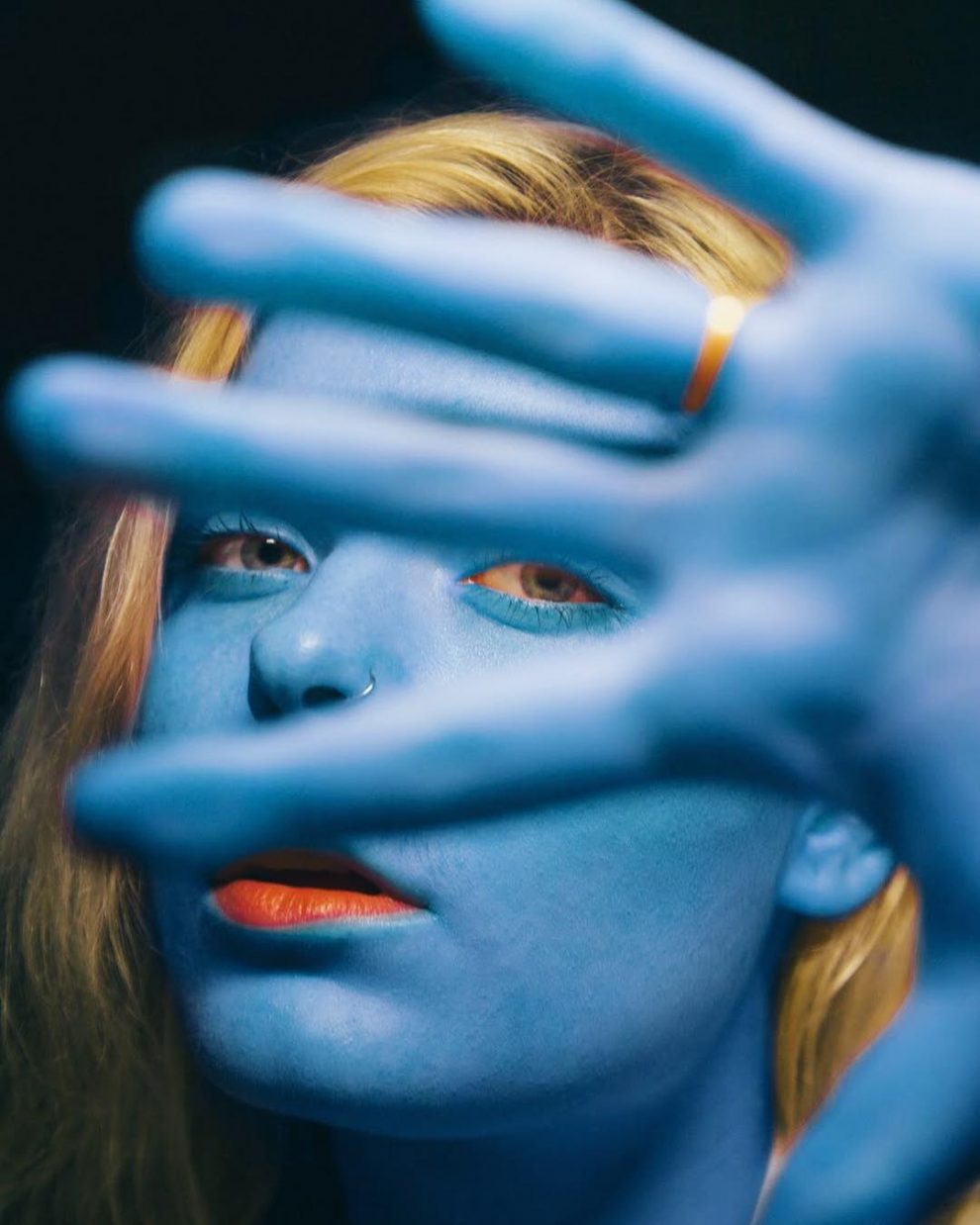 Elegantly Surreal Portraits Of Blue Women From Montreal » Design You ...