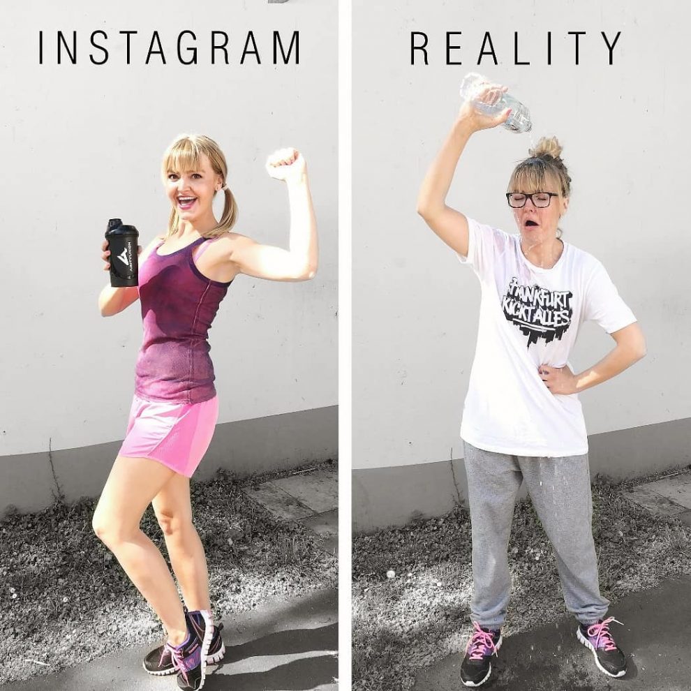German Woman Shows The Reality Of Perfect Instagram Photos And The ...