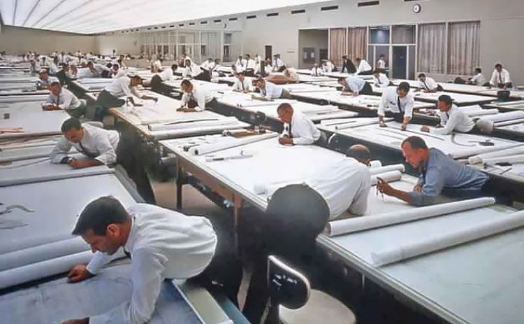 Amazing Vintage Photos That Show How Life Before AutoCAD Looked Like ...