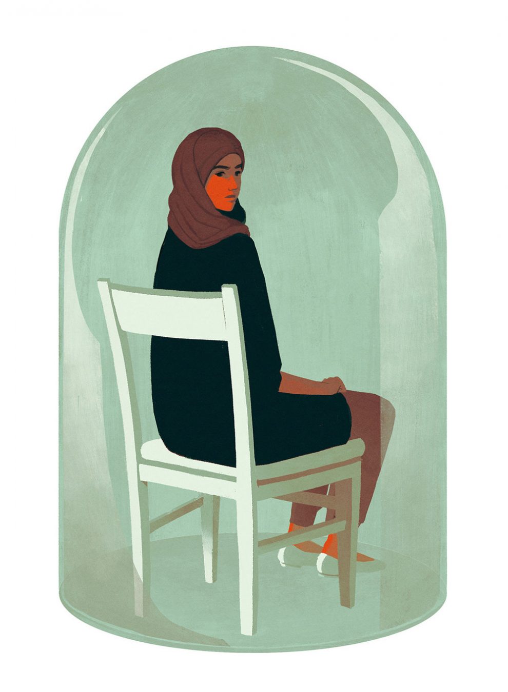 “Forever Alone”: Superb Editorial Illustrations By Angelica Alzona ...