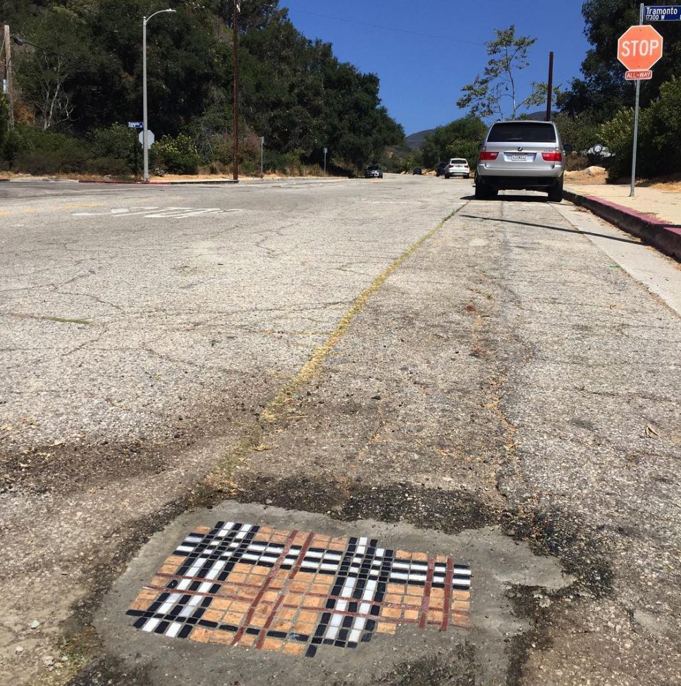 Meet The Arist Filling Potholes With Mosaics Of NYC Vermin » Design You ...