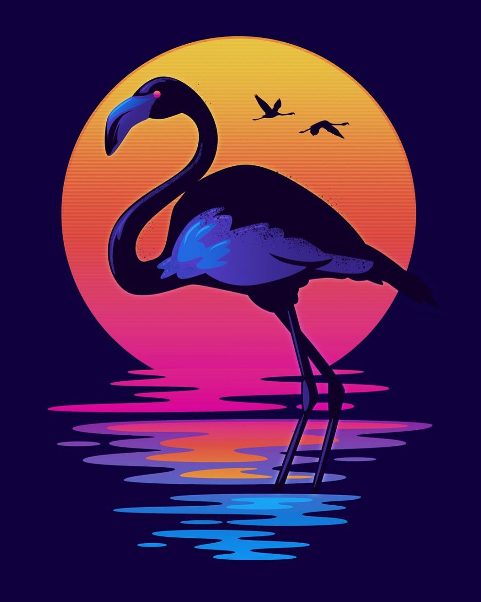 “Hot Pursuit”: The Superb Retro Wave Digital Artworks By James White ...