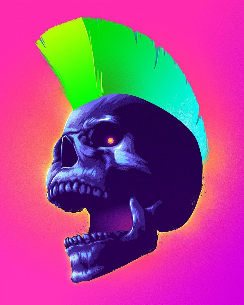 “Hot Pursuit”: The Superb Retro Wave Digital Artworks By James White ...