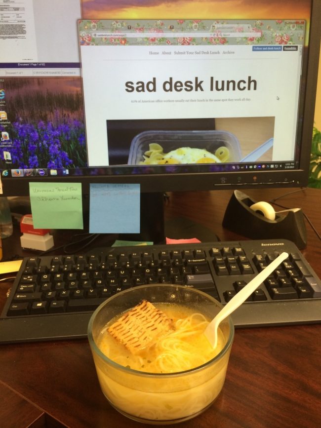 Office Workers Sharing Photos Of Their Sad Desk Lunches » Design You ...
