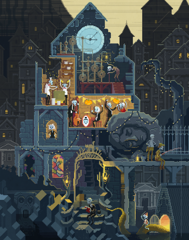 Spectacular Detailed Pixel Art Illustrations By Octavi Navarro » Design ...