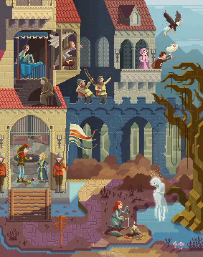 Spectacular Detailed Pixel Art Illustrations By Octavi Navarro » Design ...
