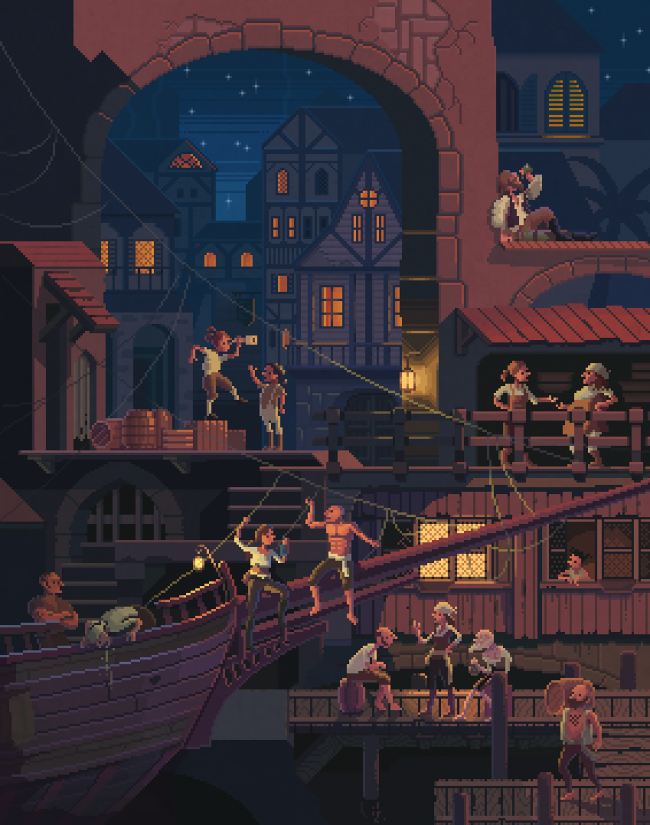 Spectacular Detailed Pixel Art Illustrations By Octavi Navarro » Design ...