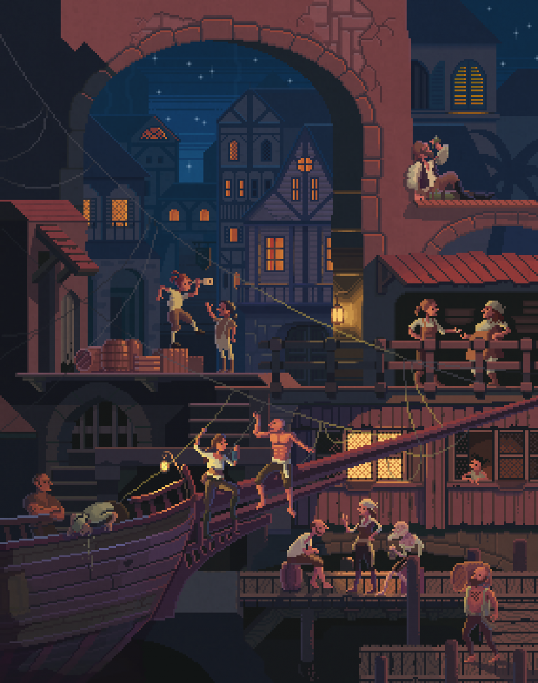 Spectacular Detailed Pixel Art Illustrations By Octavi Navarro » Design ...