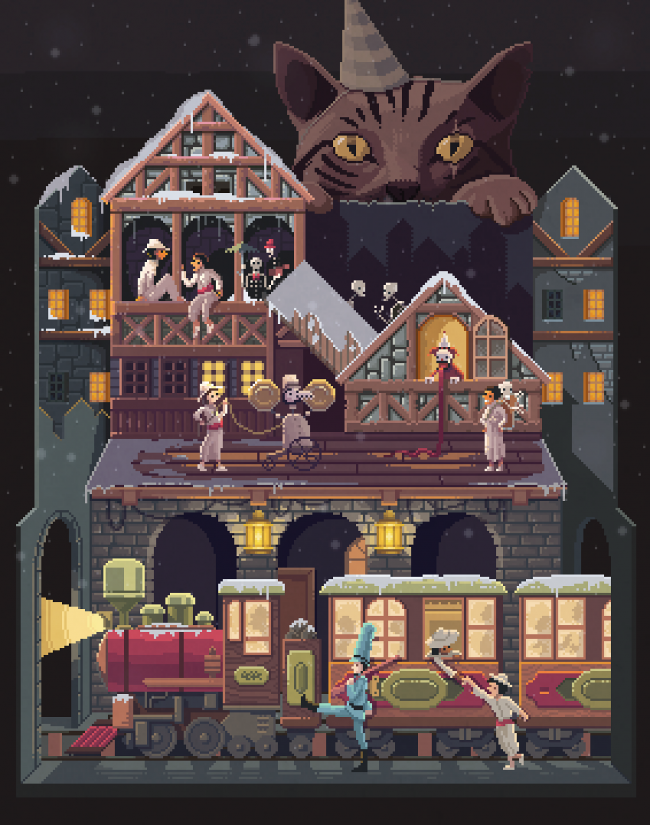 Spectacular Detailed Pixel Art Illustrations By Octavi Navarro » Design ...