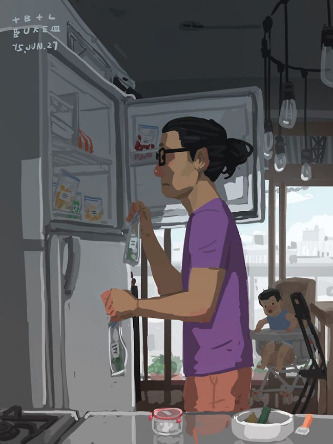 Single Dad Illustrates What It’s Like To Raise A Child, And It’ll Melt ...