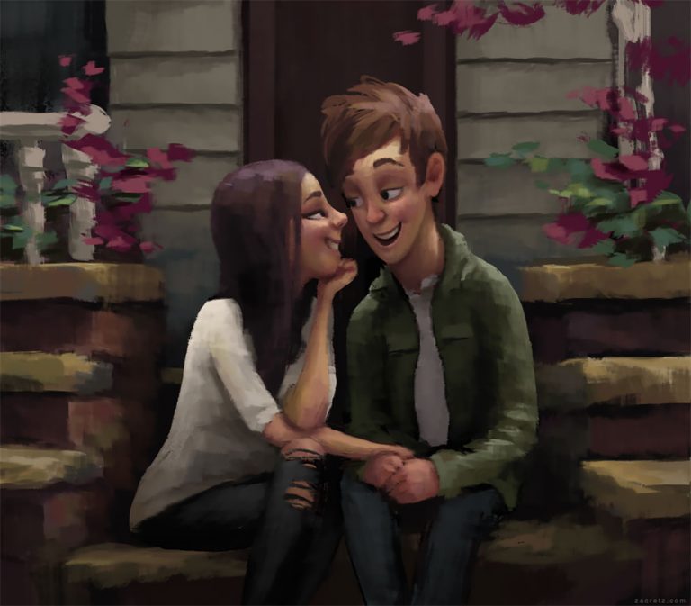 Idyllic Illustrations Of Love And Affection That Will Warm Your Heart ...