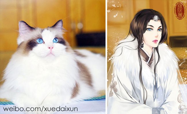 Chinese Artist Reimagines Cats And Dogs As Humans, And The Result Is On ...