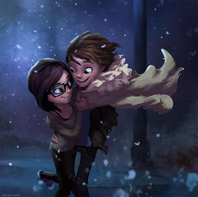 Idyllic Illustrations Of Love And Affection That Will Warm Your Heart ...