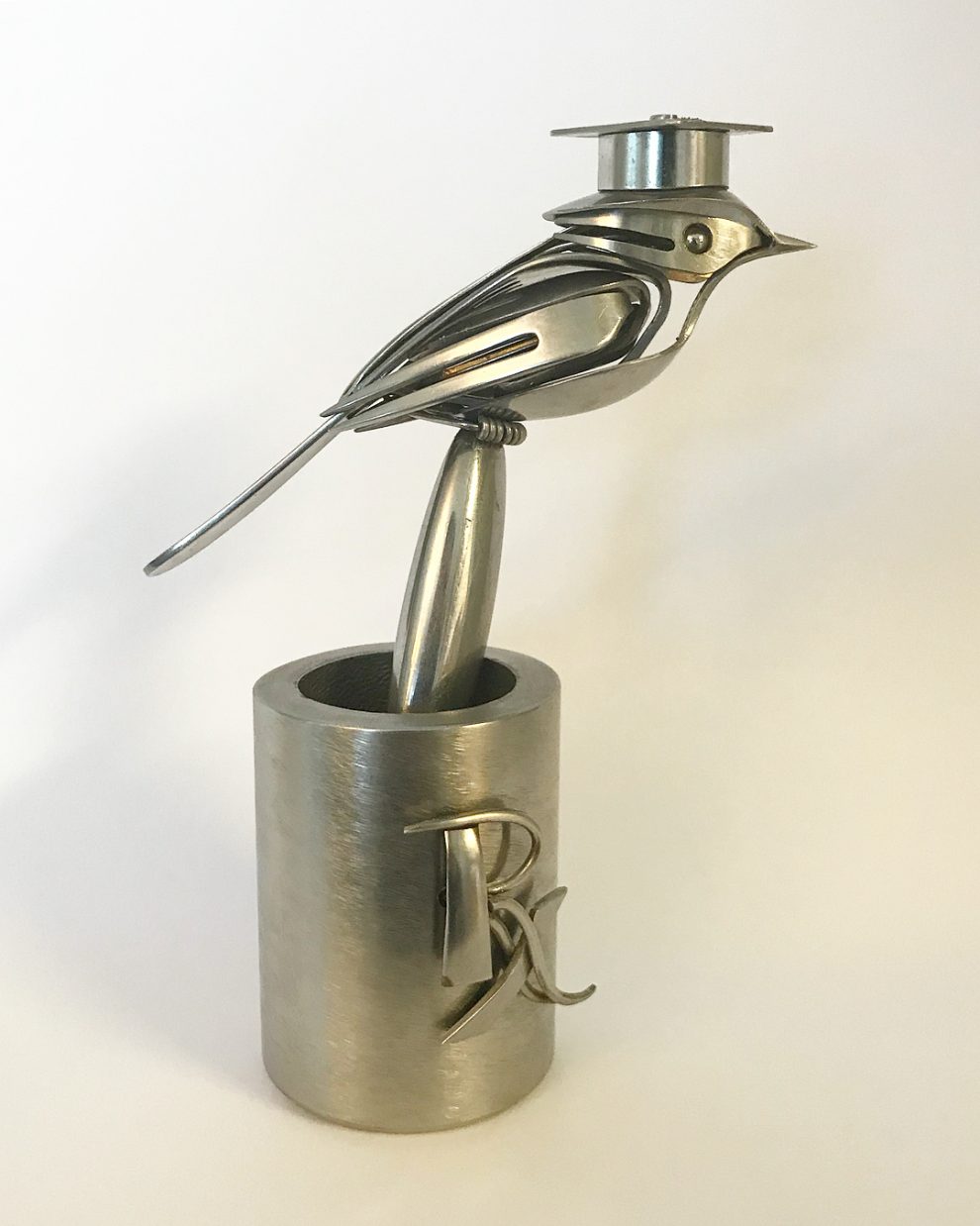 Artist Shapes Old Cutlery Into Magnificent Metal Sculptures Of Animals ...