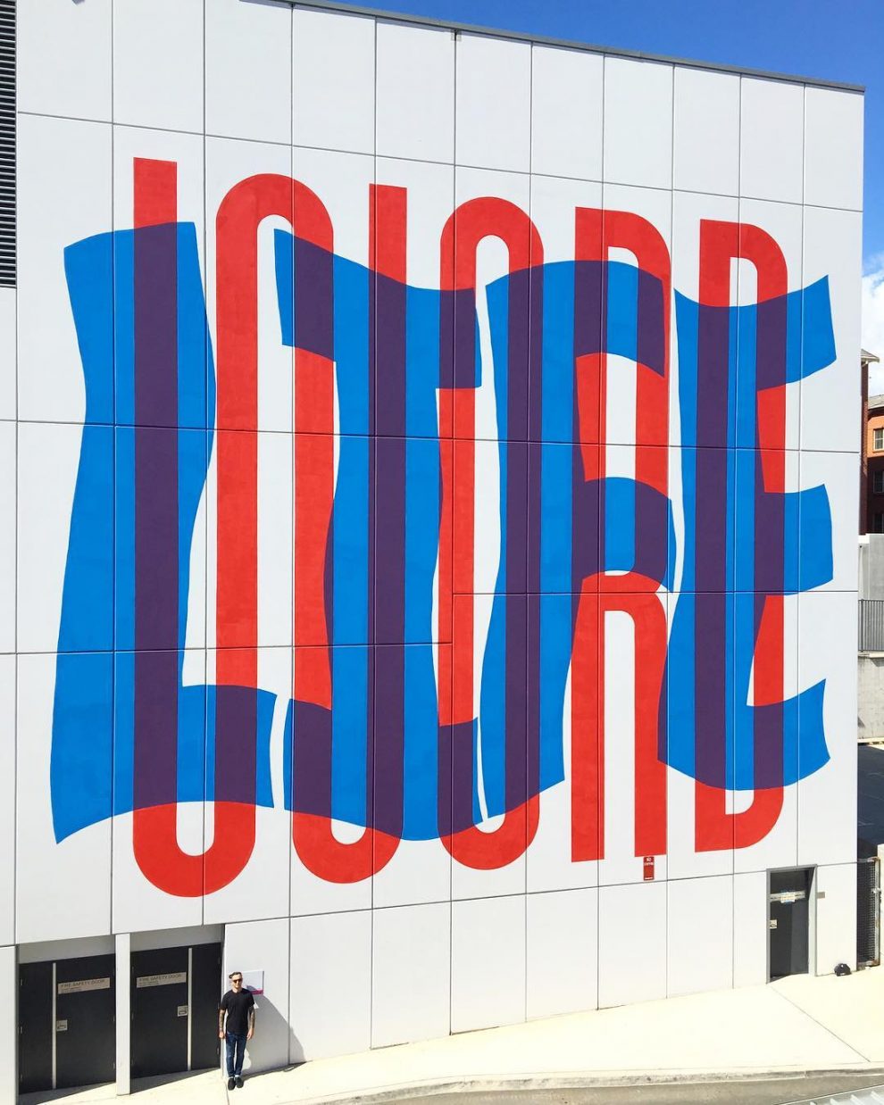 Expressive Text Loops, Folds, And Ties Itself In Knots In 3D Murals By ...