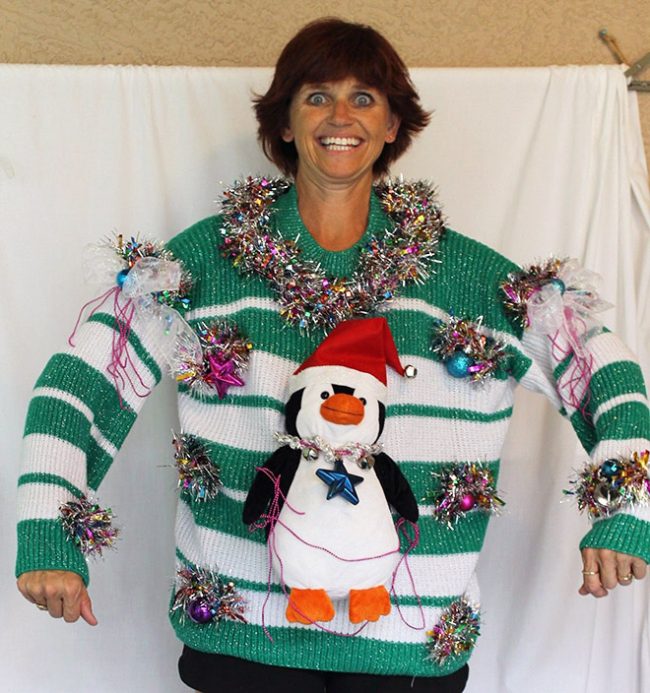 Meet Deb: She Creates The Ugliest Christmas Sweaters Ever » Design You ...