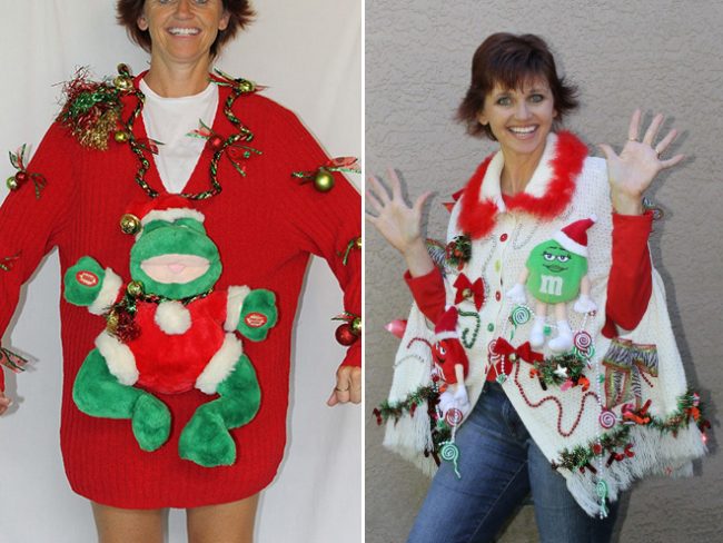 Meet Deb: She Creates The Ugliest Christmas Sweaters Ever » Design You ...