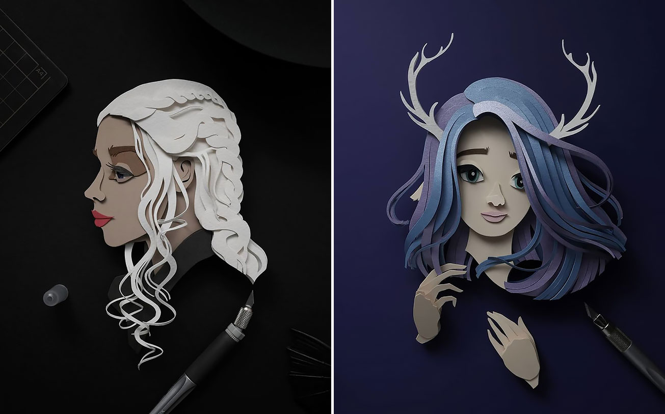 Artist Shows Off His Incredible Paper Work Skills By Recreating Famous ...