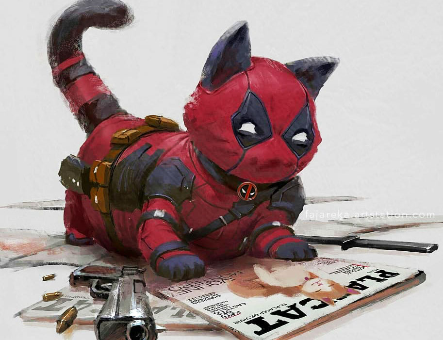 Catvengers: Cats Reimagined As Marvel And DC Superheroes By Fajareka ...