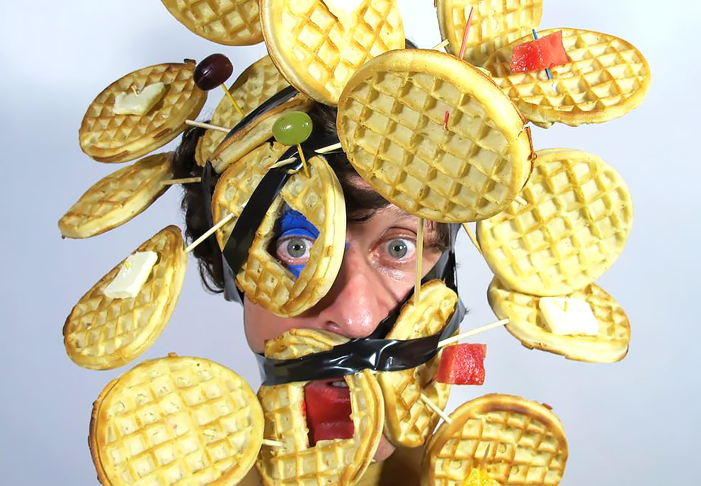 Man Creates Weird Self Portraits, Calls It Art