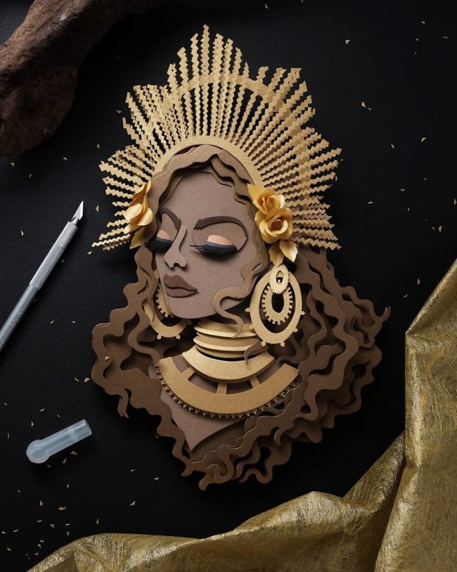 Artist Shows Off His Incredible Paper Work Skills By Recreating Famous ...