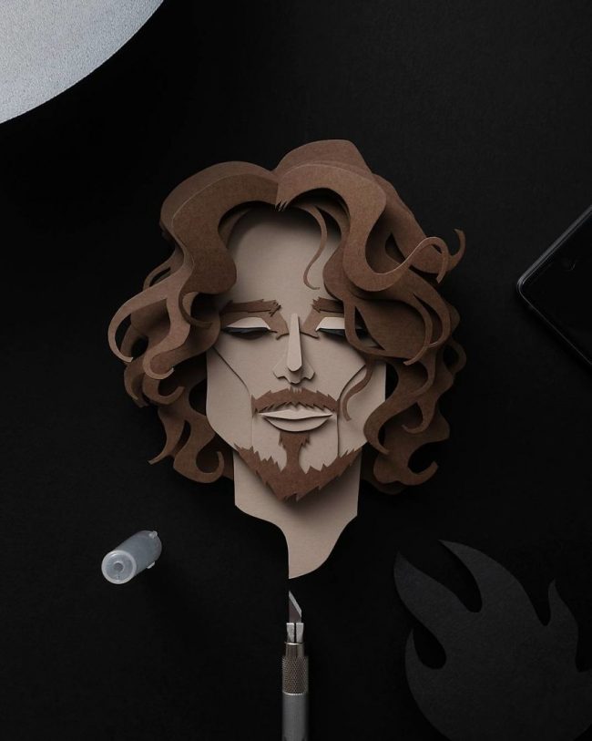 Artist Shows Off His Incredible Paper Work Skills By Recreating Famous ...
