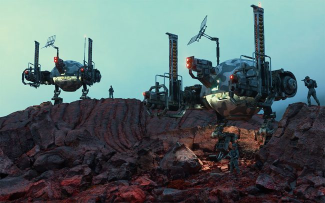 The Detail And Variety In This Futuristic Concept Art Is Mind-Blowing ...