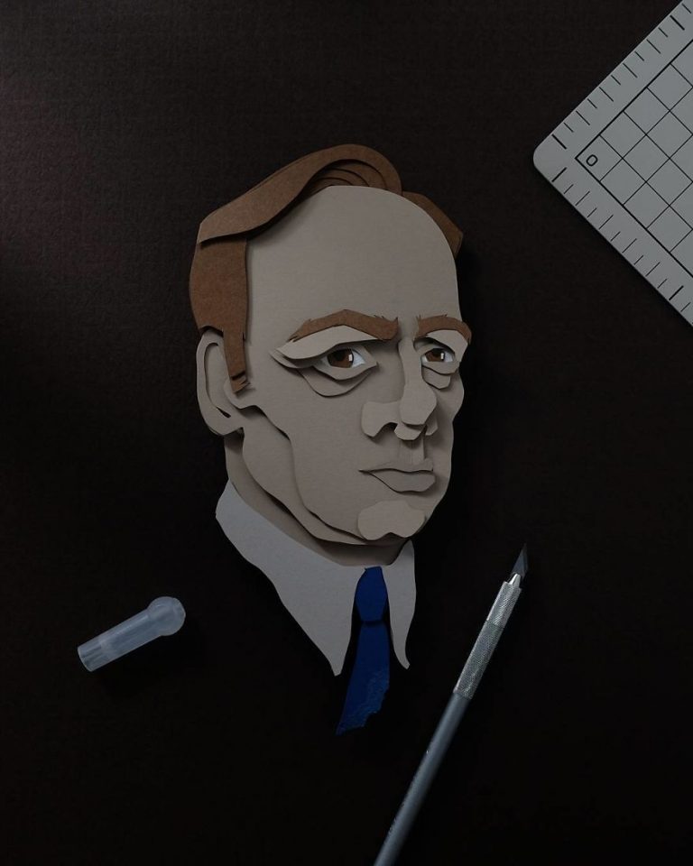 Artist Shows Off His Incredible Paper Work Skills By Recreating Famous ...