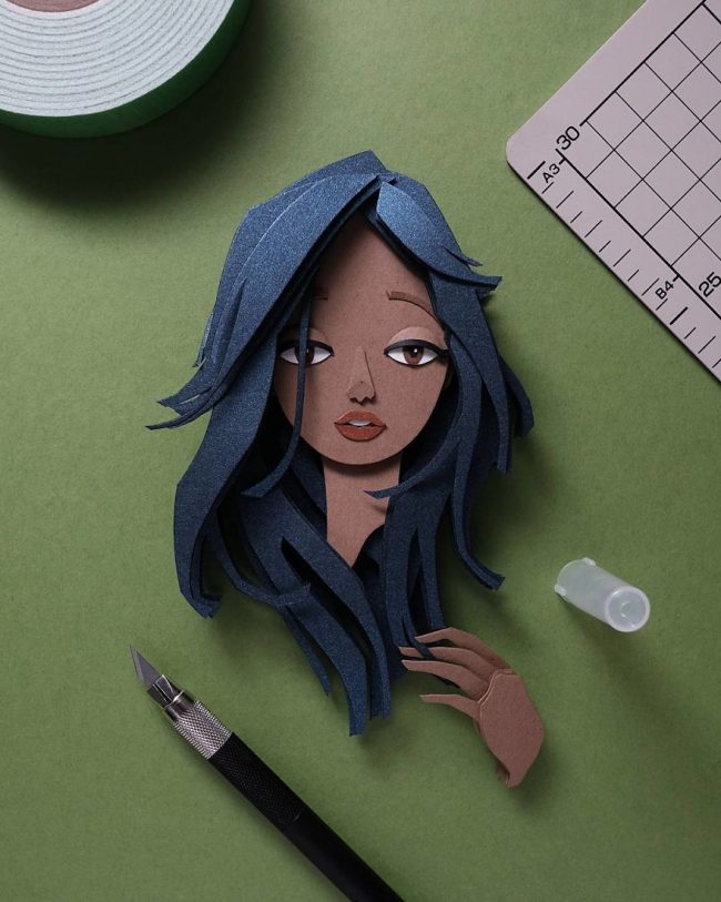 Artist Shows Off His Incredible Paper Work Skills By Recreating Famous ...