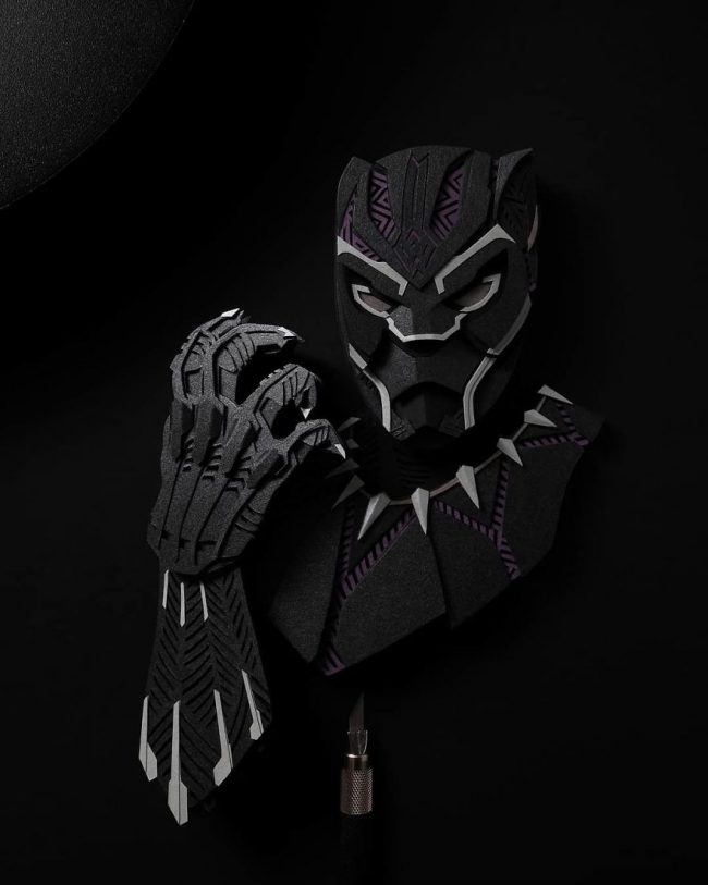 Artist Shows Off His Incredible Paper Work Skills By Recreating Famous ...