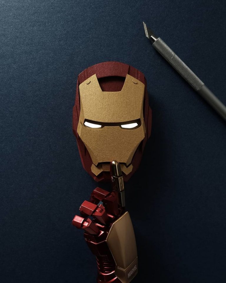 Artist Shows Off His Incredible Paper Work Skills By Recreating Famous ...